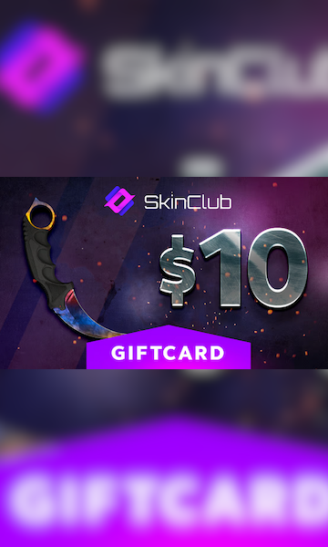 Buy Skin.Club Gift Card 10 USD - Key - GLOBAL - Cheap - G2A.COM!