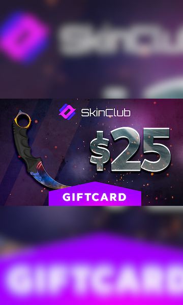 Buy Skin.Club Gift Card 25 USD - Key - GLOBAL - Cheap - G2A.COM!