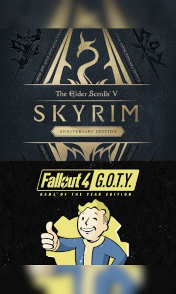 Buy Skyrim Anniversary Edition + Fallout 4 G.O.T.Y Bundle (PC) - Steam ...
