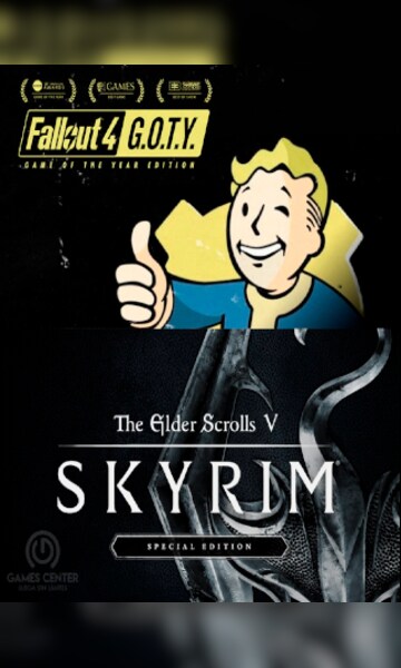 Skyrim Special Edition + Fallout 4 G.O.T.Y Bundle 🥇 Best Prices | G2A.COM