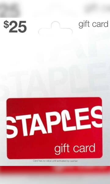 ¡Comprar Staples Gift Card 25 USD - Staples Clave - ESTADOS UNIDOS ...
