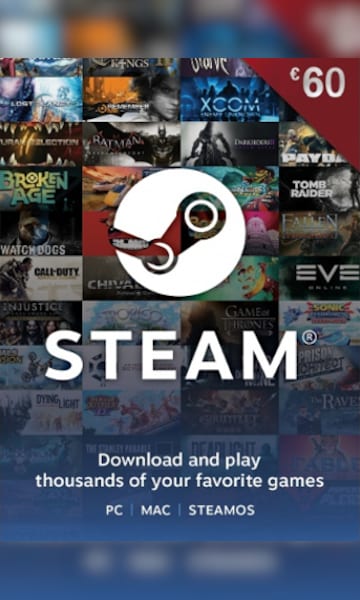 Buy Steam Gift Card 60 EUR - Steam Key - EUROPE - Cheap - G2A.COM!