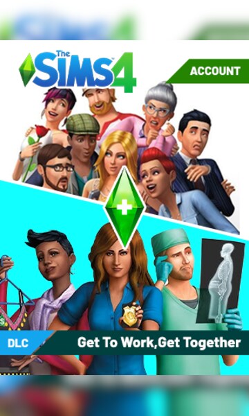 Buy The Sims 4 EA Account + DLCs | Get To Work,Get Together (PC) - EA ...