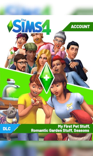 Buy The Sims 4 EA Account + DLCs | My First Pet Stuff,Romantic Garden ...