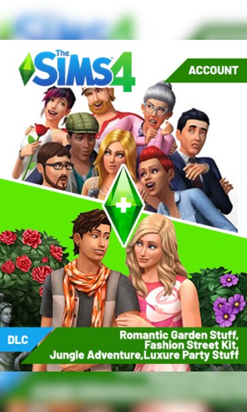 Buy The Sims 4 EA Account + DLCs | Romantic Garden Stuff,Fashion Street ...