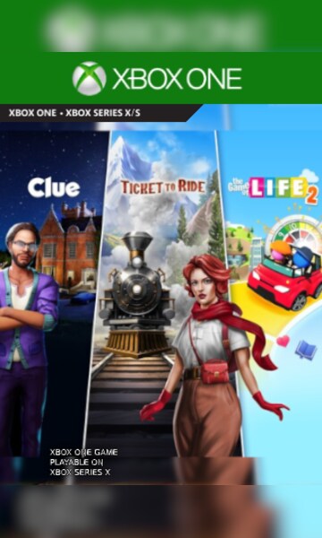 Ticket to Ride, Clue and The Game of Life 2 - Classic Board Game Bundle ...