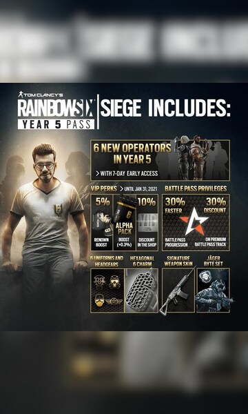 Buy Tom Clancy's Rainbow Six Siege - Year 5 Pass | Ultimate Edition (PC ...