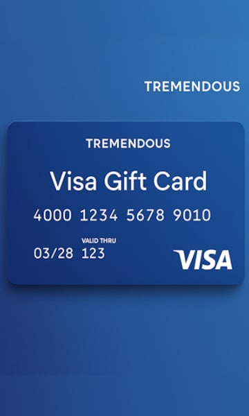 Tremendous Visa Gift Card 🥇 Best Prices | G2A.COM