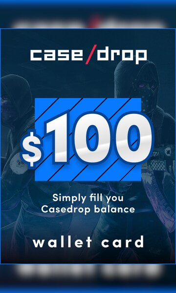 Buy Wallet Card by CASEDROP.COM 100 USD - CASEDROP.COM Key - GLOBAL ...