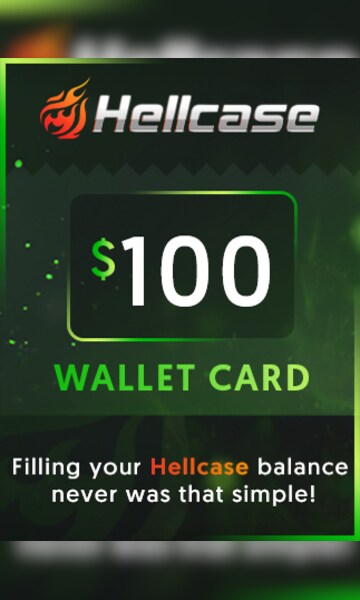 Hellcase Wallet Card 100$ Code - Buy cheaper