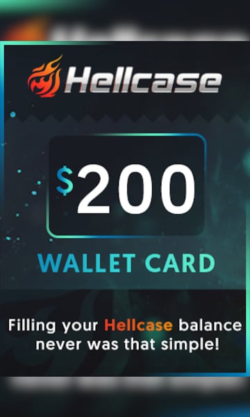 Hellcase Wallet Card 200$ Code - Buy cheaper