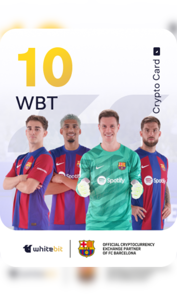 Compra WhiteBIT Voucher | FC Barcelona Edition 10 WBT - WhiteBIT Chiave - GLOBALE - Economico ...