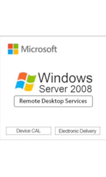 💻 Windows Server 2008 Remote Desktop Services (PC) (20 Users, Lifetime ...