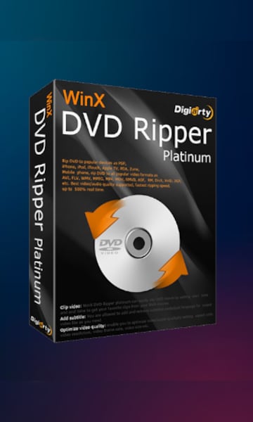 Buy WinX DVD Ripper Platinum (PC) (1 PC, Lifetime) - Digiarty Key ...
