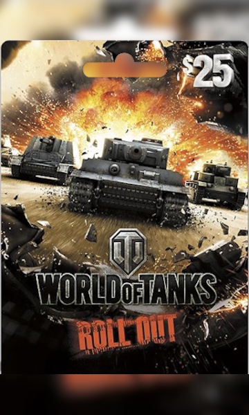 Buy World of Tanks Gift Card 25 USD Wargaming Key - UNITED STATES ...