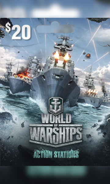 Buy WORLD OF WARSHIPS GIFT CARD 20 USD - Wargaming Key - NORTH AMERICA ...