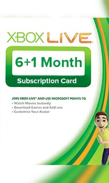 Xbox Live GOLD Subscription Card 6+1 Months 🥇 Best Prices | G2A.COM
