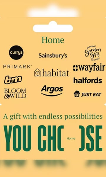 Buy You Choose Home Gift Card 10 GBP - YouChoose Key - UNITED KINGDOM ...