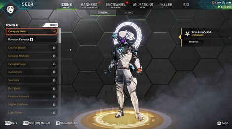 ¡Comprar Apex Legends Account | 205 Level + 95 Legend Skins (PC) - EA ...