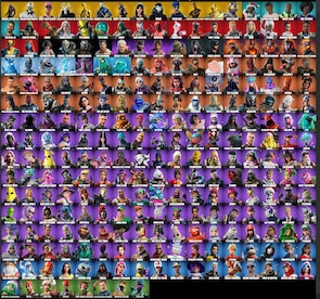 Buy Fortnite 263 Skins + Midas , Brutus , Rogue Spider Knight ...