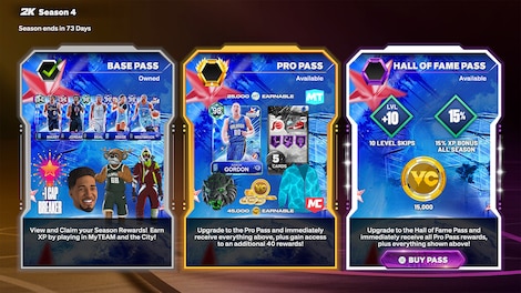 Cumpără NBA 2K26 Pro Pass: Season 4 (PC) - Steam Gift - GLOBAL | ⚡ ...