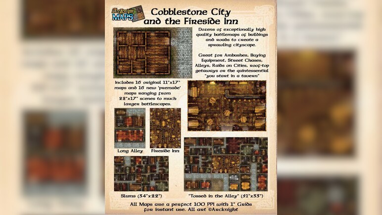 Buy Fantasy Grounds - Maps: Cobblestone City and Inn Steam Gift GLOBAL ...
