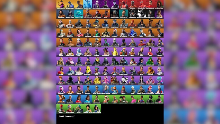 ¡Comprar Fortnite 137 skins (PSN, Xbox, Nintendo Switch, PC, Mobile ...