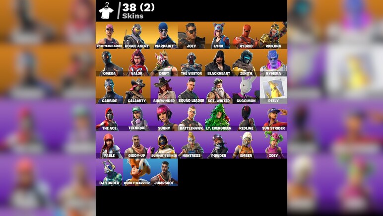 ¡Comprar Fortnite 38 Skins (PSN, Xbox, Nintendo Switch, PC, Mobile ...