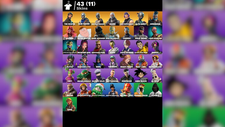 Buy Fortnite 43 Skins (PSN, Xbox, Nintendo Switch, PC, Mobile ...
