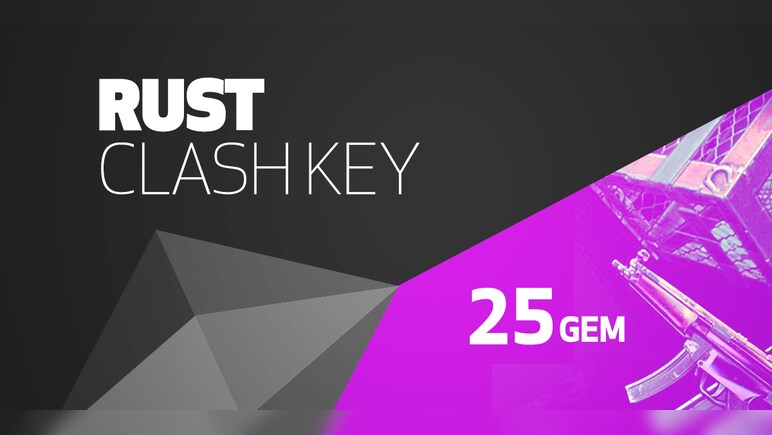 ¡Comprar Rust Clash 25 Gems - Clash.gg Clave - GLOBAL - Barato - G2A.COM!