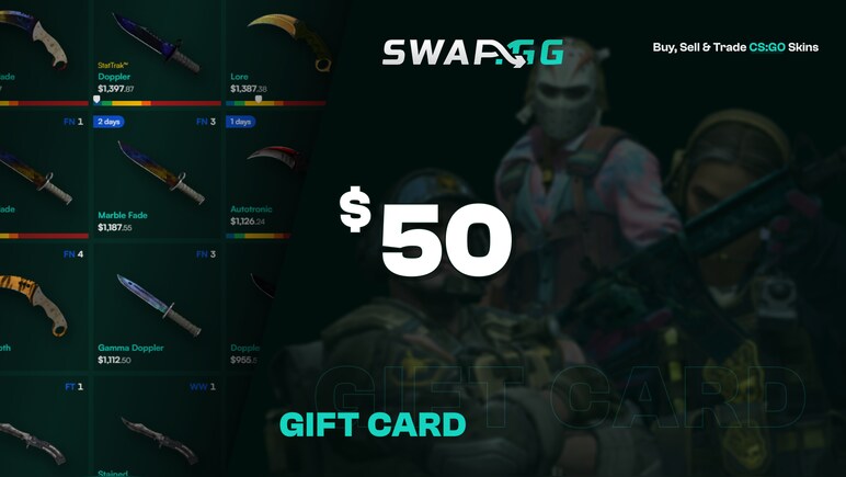 Buy Swap.gg Gift Card 50 USD - Swap.gg Key - GLOBAL - Cheap - G2A.COM!