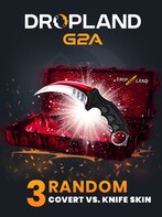 Buy Counter Strike 2 RANDOM 3 CASE COVERT VS. KNIFE SKIN - BY DROPLAND ...